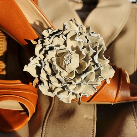 Leather and suede flowers - PresentPerfect Creations | ART FLOWERS ...