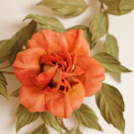 Silk flower necklace. Wedding flowers - PresentPerfect Creations | ART ...