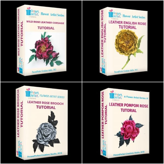 4 for the price of 3 leather ROSE tutorial bundle - PresentPerfect ...