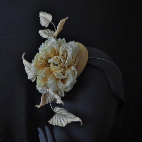 Mellow yellow silk marshmallow rose hat - PresentPerfect Creations ...