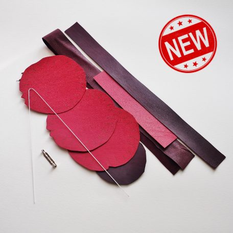 DIY leather Kit for making a Leather Gerbera - PresentPerfect Creations ...