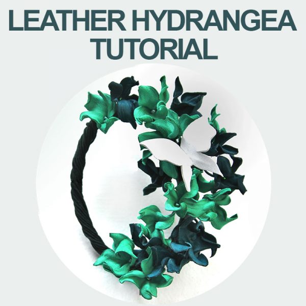 Leather Hydrangea tutorial + BONUS - PresentPerfect Creations | ART ...