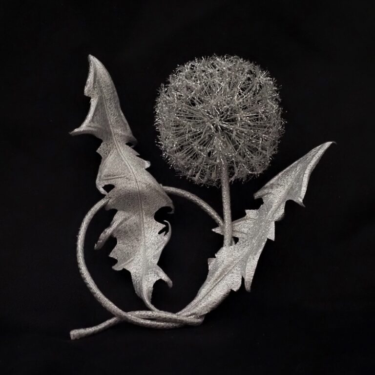 DIY Material Kit for making a Silk Dandelion Brooch - PresentPerfect ...