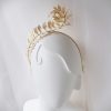 Golden fabric FERN FROND Headpiece - PresentPerfect Creations | ART ...