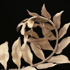 Golden fabric FERN FROND Headpiece - PresentPerfect Creations | ART ...