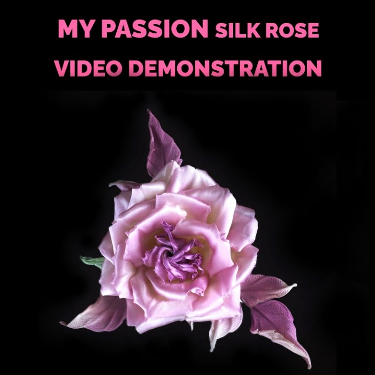 June24 Online Event On My Passion Fabric Rose Presentperfect Creations Art Flowers