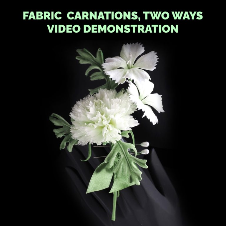 DIY Material Kit for making Fabric Carnations, two ways ...